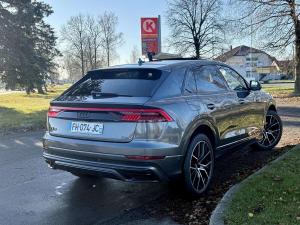 Grey Audi Q8 2019 in Taurage, with an engine capacity of 2.97 L and mileage of 235 thousand km for 37900 €, photo 6 on AUTOMOTO.COM.LV