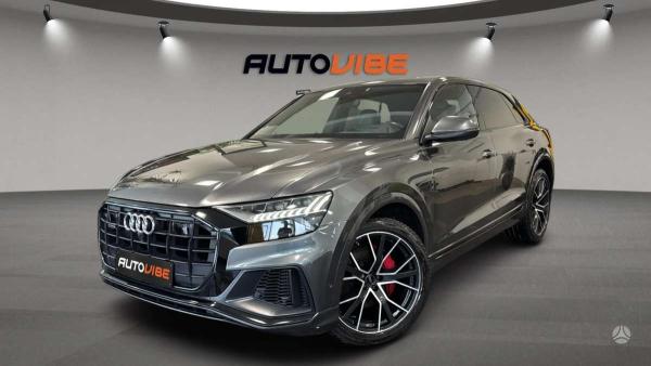 Grey Audi Q8 2019 in Vilnius, with an engine capacity of 3.00 L and mileage of 179 thousand km for 47777 €, photo 6 on AUTOMOTO.COM.LV