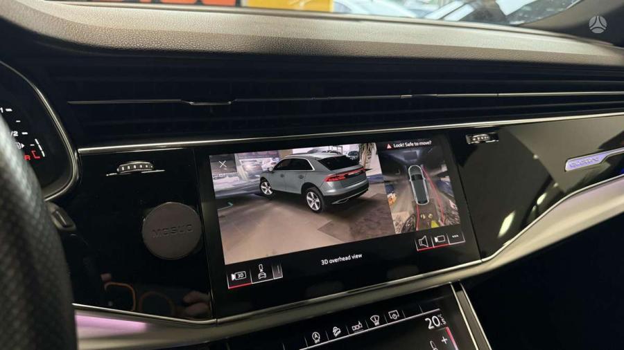 Grey Audi Q8 2019 in Vilnius, with an engine capacity of 3.00 L and mileage of 179 thousand km for 47777 €, photo 22 on AUTOMOTO.COM.LV