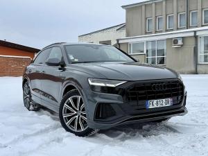 Pelēks Audi Q8 2019 Tauragė, ar dzinēja tilpumu 2.97 L un nobraukumu 130 tūkst. km par 39500 €, foto 5 vietnē AUTOMOTO.COM.LV