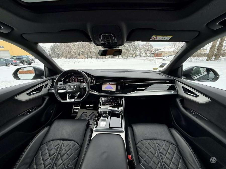 Pelēks Audi Q8 2019 Tauragė, ar dzinēja tilpumu 2.97 L un nobraukumu 130 tūkst. km par 39500 €, foto 10 vietnē AUTOMOTO.COM.LV