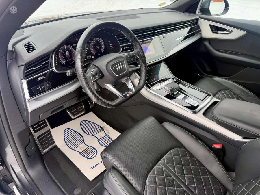 Pelēks Audi Q8 2019 Tauragė, ar dzinēja tilpumu 2.97 L un nobraukumu 130 tūkst. km par 39500 €, foto 11 vietnē AUTOMOTO.COM.LV