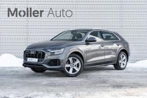 Grey Audi Q8 2019 in Riga, with an engine capacity of 3.00 L and mileage of 109 thousand km for 54900 €, photo  on AUTOMOTO.COM.LV