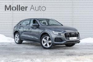 Grey Audi Q8 2019 in Riga, with an engine capacity of 3.00 L and mileage of 109 thousand km for 54900 €, photo 2 on AUTOMOTO.COM.LV