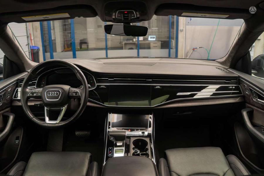 Pelēks Audi Q8 2019 Viļņa, ar dzinēja tilpumu 3.00 L un nobraukumu 91 tūkst. km par 42900 €, foto 6 vietnē AUTOMOTO.COM.LV