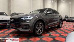 Grey Audi Q8 2019 in Vilnius, with an engine capacity of 3.00 L and mileage of 131 thousand km for 47500 €, photo  on AUTOMOTO.COM.LV