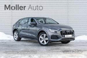 Pelēks Audi Q8 2019 Rīga, ar dzinēja tilpumu 3.00 L un nobraukumu 109 tūkst. km par 46600 €, foto 3 vietnē AUTOMOTO.COM.LV