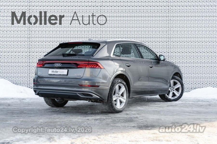 Pelēks Audi Q8 2019 Rīga, ar dzinēja tilpumu 3.00 L un nobraukumu 109 tūkst. km par 46600 €, foto 5 vietnē AUTOMOTO.COM.LV