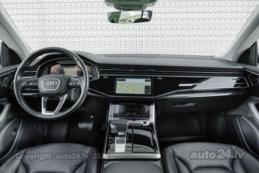 Pelēks Audi Q8 2019 Rīga, ar dzinēja tilpumu 3.00 L un nobraukumu 109 tūkst. km par 46600 €, foto 7 vietnē AUTOMOTO.COM.LV