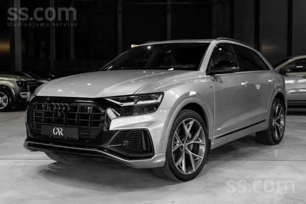 Pelēks Audi Q8 2019 Rīga, ar dzinēja tilpumu 3.00 L un nobraukumu 121 tūkst. km par 46500 €, foto  vietnē AUTOMOTO.COM.LV