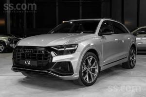 Pelēks Audi Q8 2019 Rīga, ar dzinēja tilpumu 3.00 L un nobraukumu 121 tūkst. km par 45000 €, foto  vietnē AUTOMOTO.COM.LV