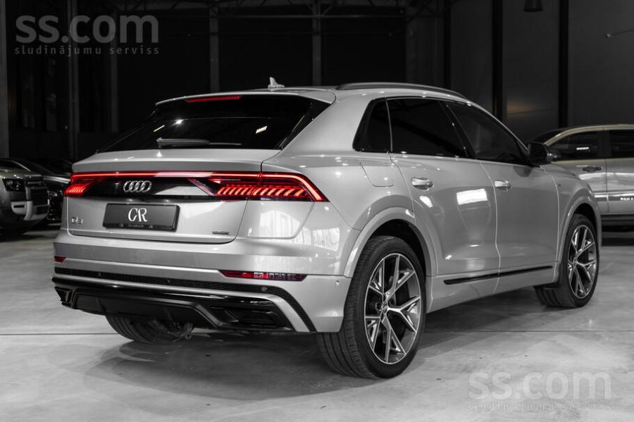 Pelēks Audi Q8 2019 Rīga, ar dzinēja tilpumu 3.00 L un nobraukumu 121 tūkst. km par 45000 €, foto 5 vietnē AUTOMOTO.COM.LV