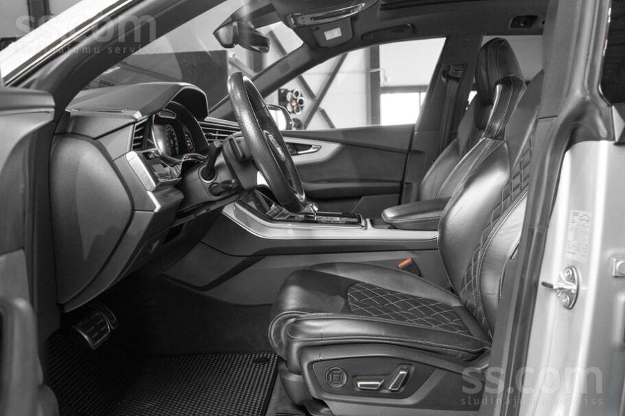 Pelēks Audi Q8 2019 Rīga, ar dzinēja tilpumu 3.00 L un nobraukumu 121 tūkst. km par 45000 €, foto 9 vietnē AUTOMOTO.COM.LV