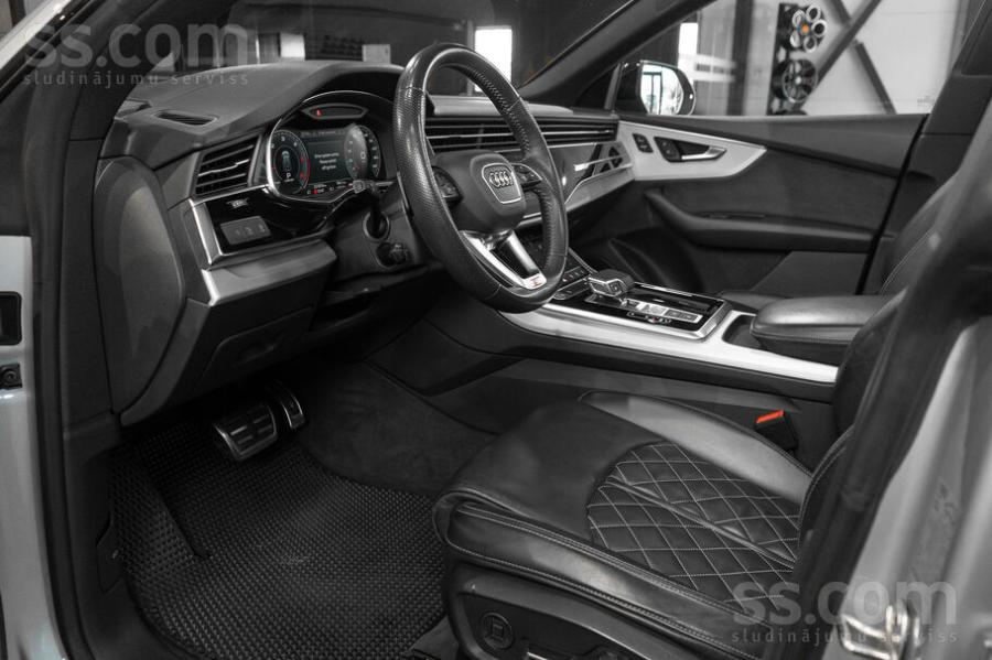 Pelēks Audi Q8 2019 Rīga, ar dzinēja tilpumu 3.00 L un nobraukumu 121 tūkst. km par 45000 €, foto 10 vietnē AUTOMOTO.COM.LV