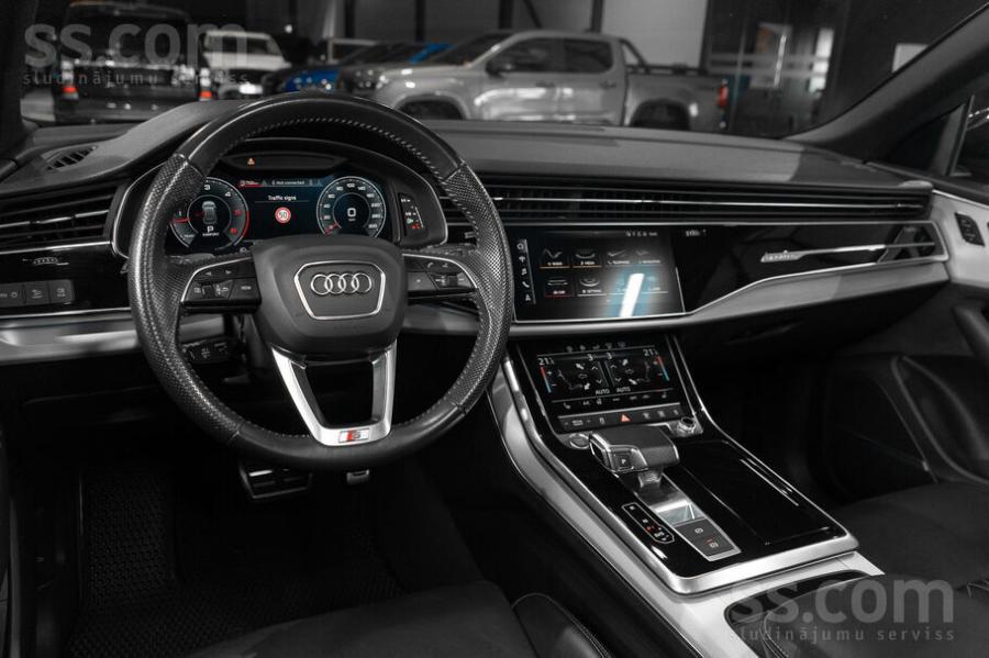 Pelēks Audi Q8 2019 Rīga, ar dzinēja tilpumu 3.00 L un nobraukumu 121 tūkst. km par 45000 €, foto 11 vietnē AUTOMOTO.COM.LV