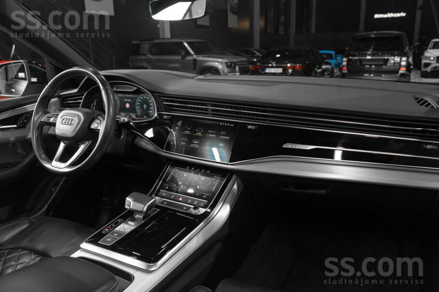 Pelēks Audi Q8 2019 Rīga, ar dzinēja tilpumu 3.00 L un nobraukumu 121 tūkst. km par 45000 €, foto 13 vietnē AUTOMOTO.COM.LV