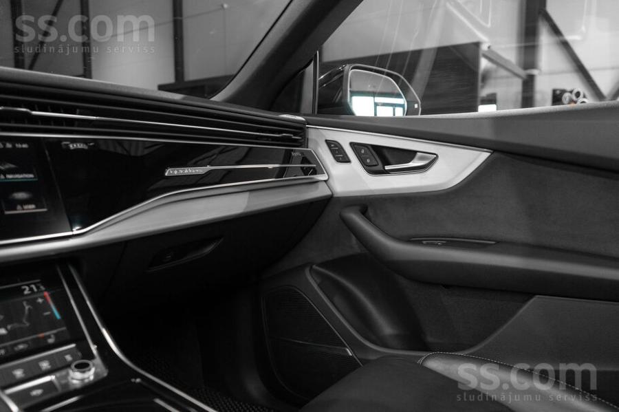 Pelēks Audi Q8 2019 Rīga, ar dzinēja tilpumu 3.00 L un nobraukumu 121 tūkst. km par 45000 €, foto 33 vietnē AUTOMOTO.COM.LV