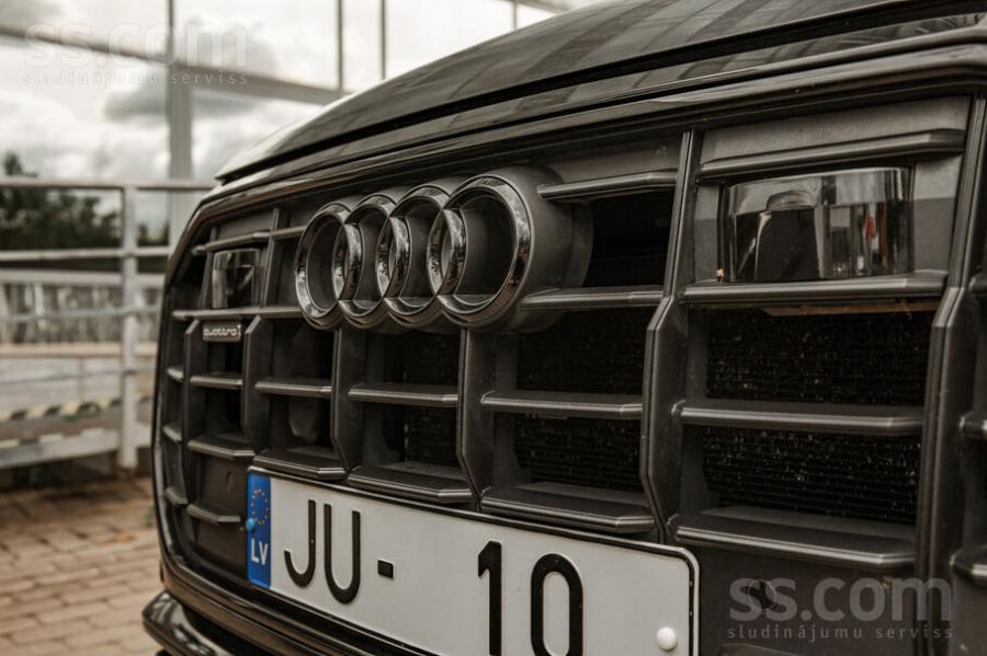 Grey Audi Q8 2019 in Riga, with an engine capacity of 3.00 L and mileage of 117 thousand km for 45000 €, photo 7 on AUTOMOTO.COM.LV