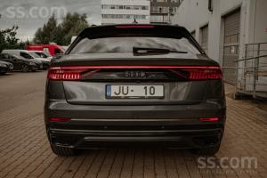 Grey Audi Q8 2019 in Riga, with an engine capacity of 3.00 L and mileage of 117 thousand km for 45000 €, photo 10 on AUTOMOTO.COM.LV