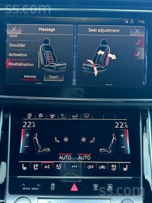 Grey Audi Q8 2019 in Riga, with an engine capacity of 3.00 L and mileage of 117 thousand km for 45000 €, photo 19 on AUTOMOTO.COM.LV