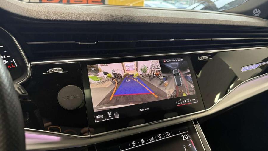Pelēks Audi Q8 2019 Viļņa, ar dzinēja tilpumu 3.00 L un nobraukumu 179 tūkst. km par 39999 €, foto 22 vietnē AUTOMOTO.COM.LV