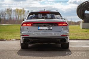 Grey Audi Q8 2019 in Riga, with an engine capacity of 3.00 L and mileage of 195 thousand km for 53500 €, photo 6 on AUTOMOTO.COM.LV
