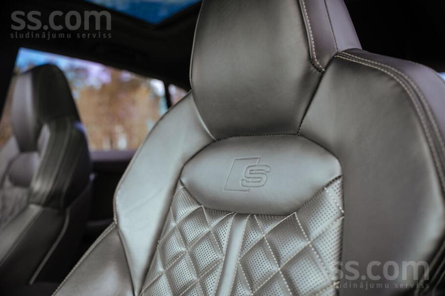 Grey Audi Q8 2019 in Riga, with an engine capacity of 3.00 L and mileage of 195 thousand km for 53500 €, photo 12 on AUTOMOTO.COM.LV
