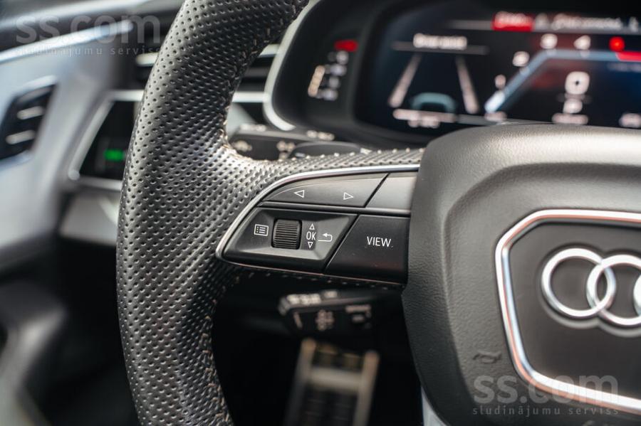 Grey Audi Q8 2019 in Riga, with an engine capacity of 3.00 L and mileage of 195 thousand km for 53500 €, photo 20 on AUTOMOTO.COM.LV