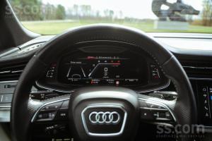 Grey Audi Q8 2019 in Riga, with an engine capacity of 3.00 L and mileage of 195 thousand km for 53500 €, photo 21 on AUTOMOTO.COM.LV