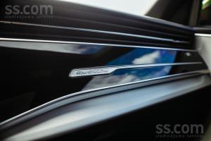 Grey Audi Q8 2019 in Riga, with an engine capacity of 3.00 L and mileage of 195 thousand km for 53500 €, photo 30 on AUTOMOTO.COM.LV