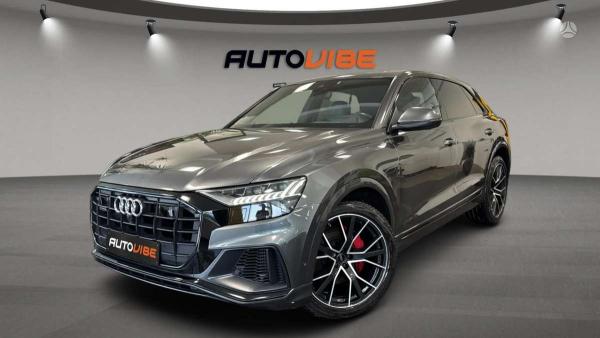 Grey Audi Q8 2019 in Vilnius, with an engine capacity of 3.00 L and mileage of 179 thousand km for 36666 €, photo 1 on AUTOMOTO.COM.LV