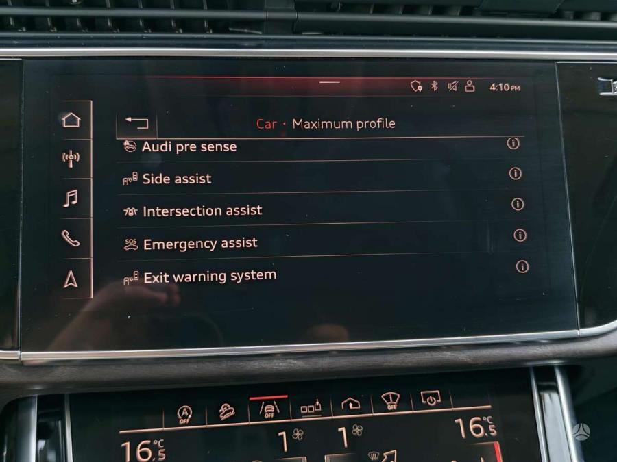 Pelēks Audi Q8 2019 Viļņa, ar dzinēja tilpumu 3.00 L un nobraukumu 133 tūkst. km par 43000 €, foto 23 vietnē AUTOMOTO.COM.LV