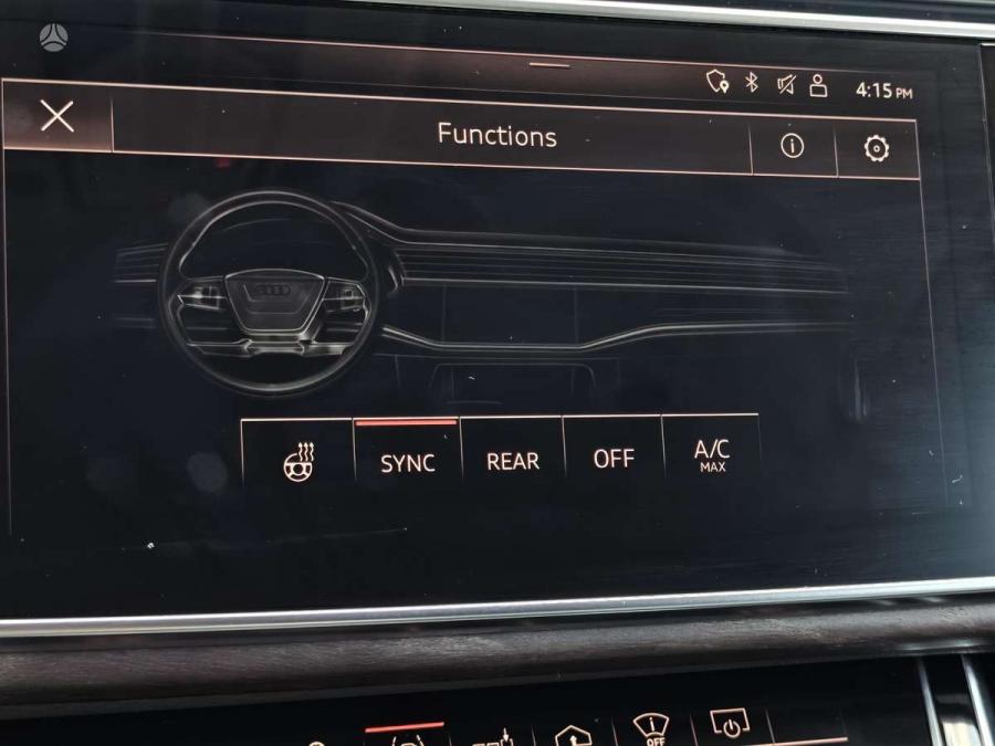 Pelēks Audi Q8 2019 Viļņa, ar dzinēja tilpumu 3.00 L un nobraukumu 133 tūkst. km par 43000 €, foto 24 vietnē AUTOMOTO.COM.LV
