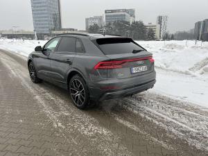 Grey Audi Q8 2020 in Vilnius, with an engine capacity of 3.00 L and mileage of 74 thousand km for 45000 €, photo 9 on AUTOMOTO.COM.LV