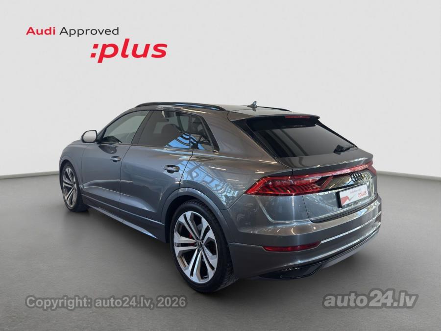 Grey Audi Q8 2020 in Tallinn, with an engine capacity of 3.00 L and mileage of 132 thousand km for 49900 €, photo 4 on AUTOMOTO.COM.LV