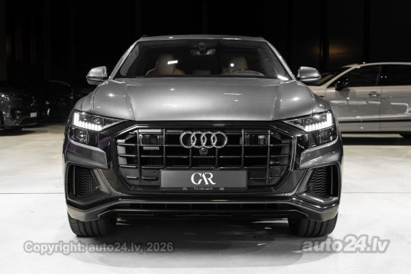 Grey Audi Q8 2020 in Riga, with an engine capacity of 3.00 L and mileage of 108 thousand km for 52490 €, photo 2 on AUTOMOTO.COM.LV