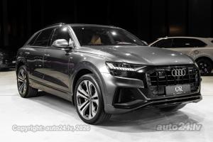 Grey Audi Q8 2020 in Riga, with an engine capacity of 3.00 L and mileage of 108 thousand km for 52490 €, photo 4 on AUTOMOTO.COM.LV