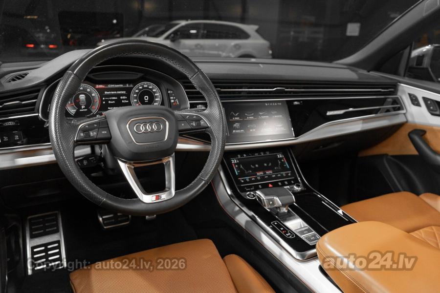 Grey Audi Q8 2020 in Riga, with an engine capacity of 3.00 L and mileage of 108 thousand km for 52490 €, photo 11 on AUTOMOTO.COM.LV