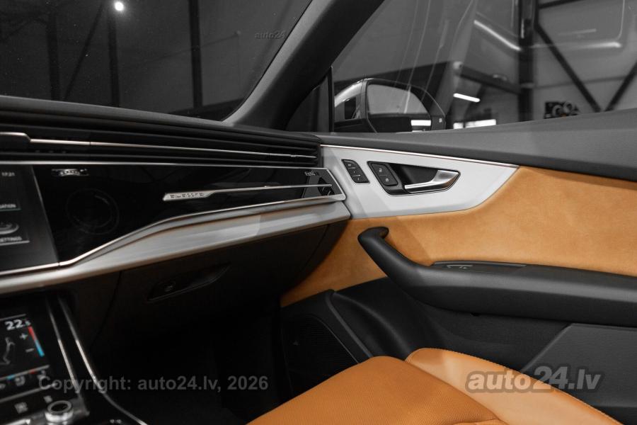 Grey Audi Q8 2020 in Riga, with an engine capacity of 3.00 L and mileage of 108 thousand km for 52490 €, photo 30 on AUTOMOTO.COM.LV