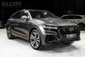 Grey Audi Q8 2020 in Riga, with an engine capacity of 3.00 L and mileage of 108 thousand km for 52490 €, photo 4 on AUTOMOTO.COM.LV