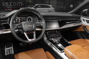 Grey Audi Q8 2020 in Riga, with an engine capacity of 3.00 L and mileage of 108 thousand km for 52490 €, photo 11 on AUTOMOTO.COM.LV