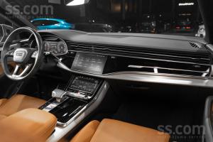 Grey Audi Q8 2020 in Riga, with an engine capacity of 3.00 L and mileage of 108 thousand km for 52490 €, photo 13 on AUTOMOTO.COM.LV