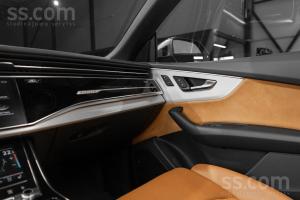 Grey Audi Q8 2020 in Riga, with an engine capacity of 3.00 L and mileage of 108 thousand km for 52490 €, photo 29 on AUTOMOTO.COM.LV