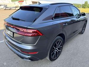 Pelēks Audi Q8 2020 Prienai, ar dzinēja tilpumu 3.00 L un nobraukumu 134 tūkst. km par 38399 €, foto 12 vietnē AUTOMOTO.COM.LV