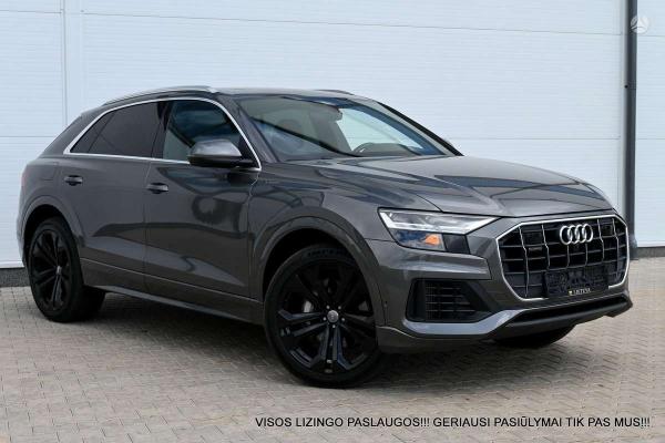 Grey Audi Q8 2020 in Kretinga, with an engine capacity of 3.00 L and mileage of 172 thousand km for 37199 €, photo 1 on AUTOMOTO.COM.LV