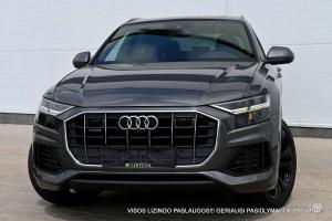 Grey Audi Q8 2020 in Kretinga, with an engine capacity of 3.00 L and mileage of 172 thousand km for 37199 €, photo 3 on AUTOMOTO.COM.LV
