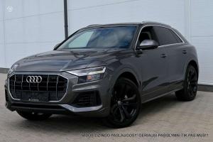 Grey Audi Q8 2020 in Kretinga, with an engine capacity of 3.00 L and mileage of 172 thousand km for 37199 €, photo 4 on AUTOMOTO.COM.LV