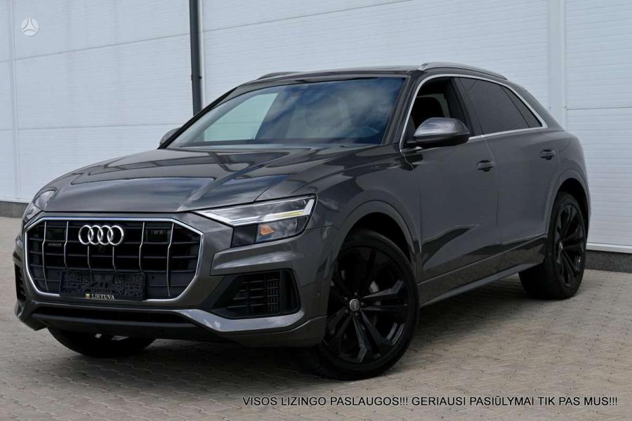 Grey Audi Q8 2020 in Kretinga, with an engine capacity of 3.00 L and mileage of 172 thousand km for 37199 €, photo 4 on AUTOMOTO.COM.LV