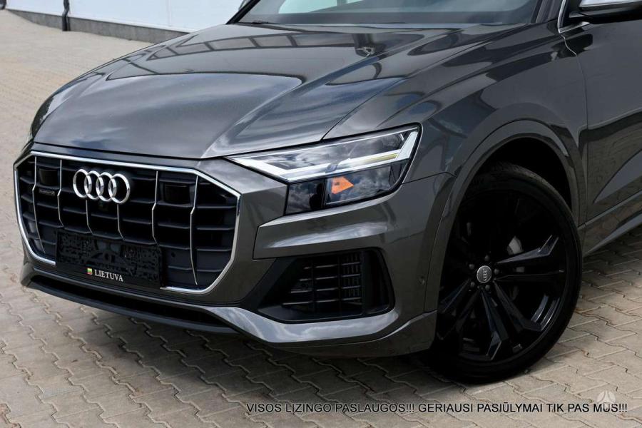 Grey Audi Q8 2020 in Kretinga, with an engine capacity of 3.00 L and mileage of 172 thousand km for 37199 €, photo 5 on AUTOMOTO.COM.LV