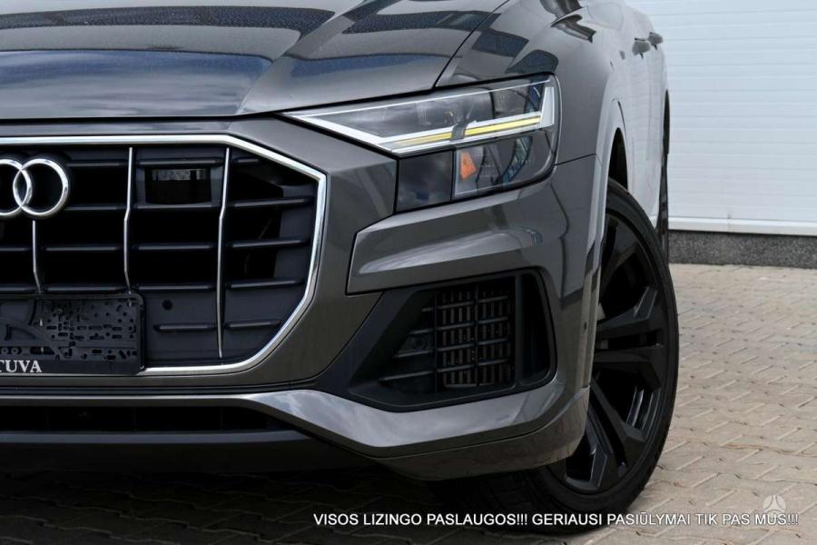 Grey Audi Q8 2020 in Kretinga, with an engine capacity of 3.00 L and mileage of 172 thousand km for 37199 €, photo 6 on AUTOMOTO.COM.LV